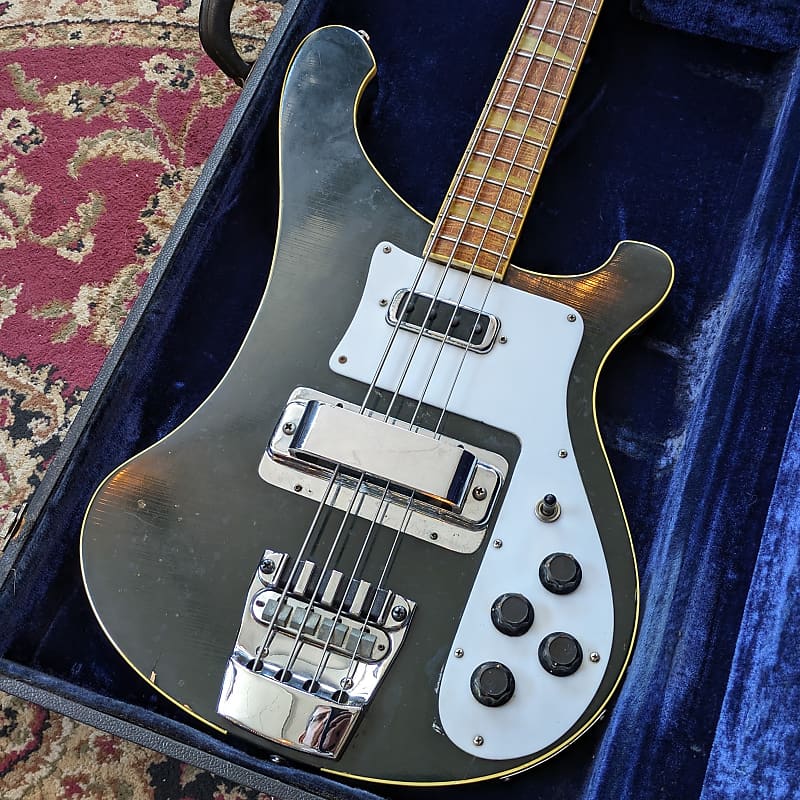 Rickenbacker Model 4001 Bass 1982 Black w/Case #WD976 | Reverb