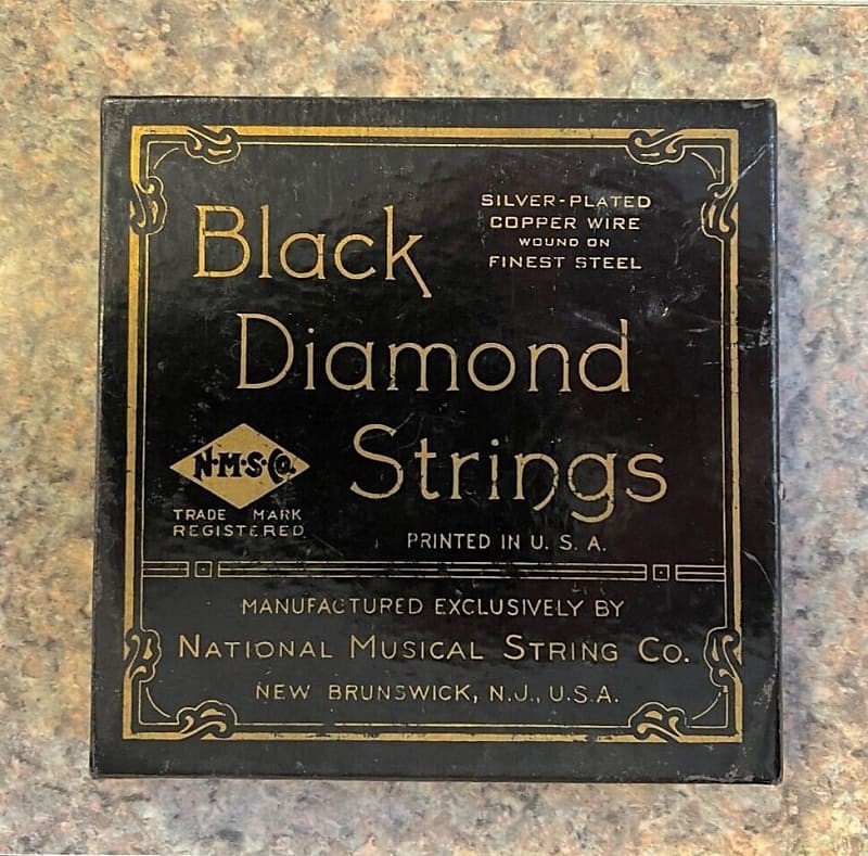 Vintage National Musical String Company Black Diamond #754 | Reverb
