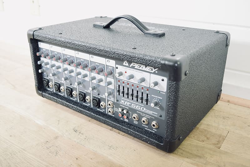 Peavey XR 560 6 Channel Powered Mixer in very good condition | Reverb