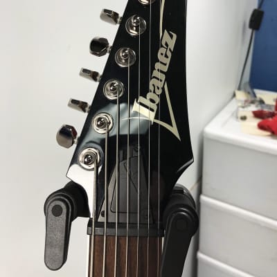 Ibanez RGA7 Black 7 String Electric Guitar with Active | Reverb