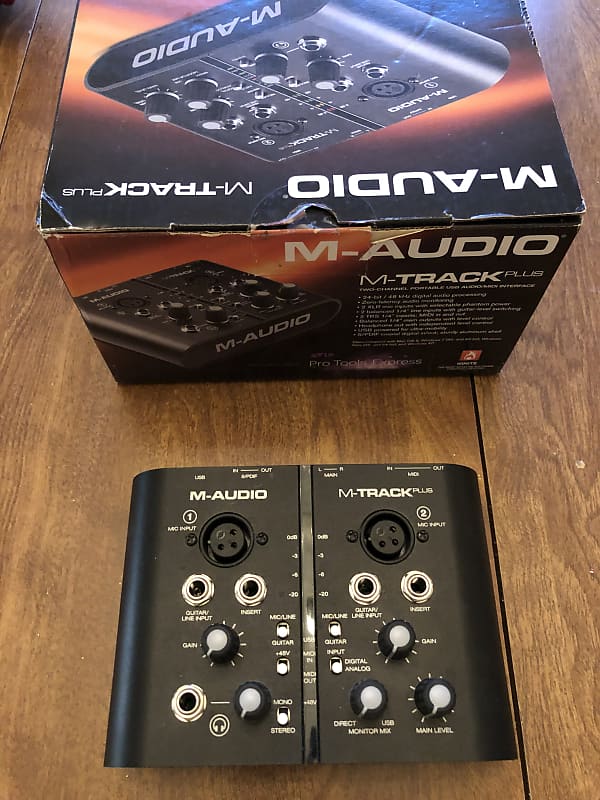 M-Audio M-Track Plus USB Audio Interface | Reverb