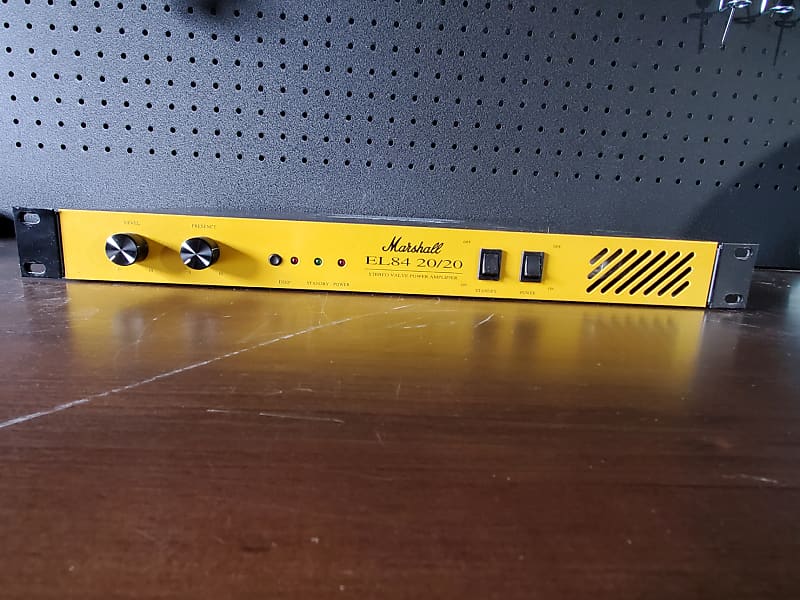 Marshall EL84 20/20 Power Amp 2012 Black/Gold | Reverb