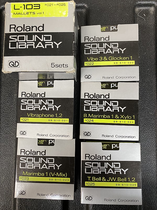 Roland Sound Library L-103 Mallets Vol 1 for S-10 S-9 | Reverb
