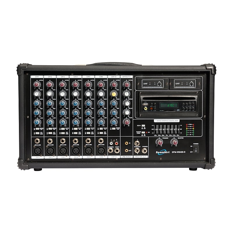 SoundArt 8 Channel 400 Watt Dual Wireless Powered | Reverb Australia