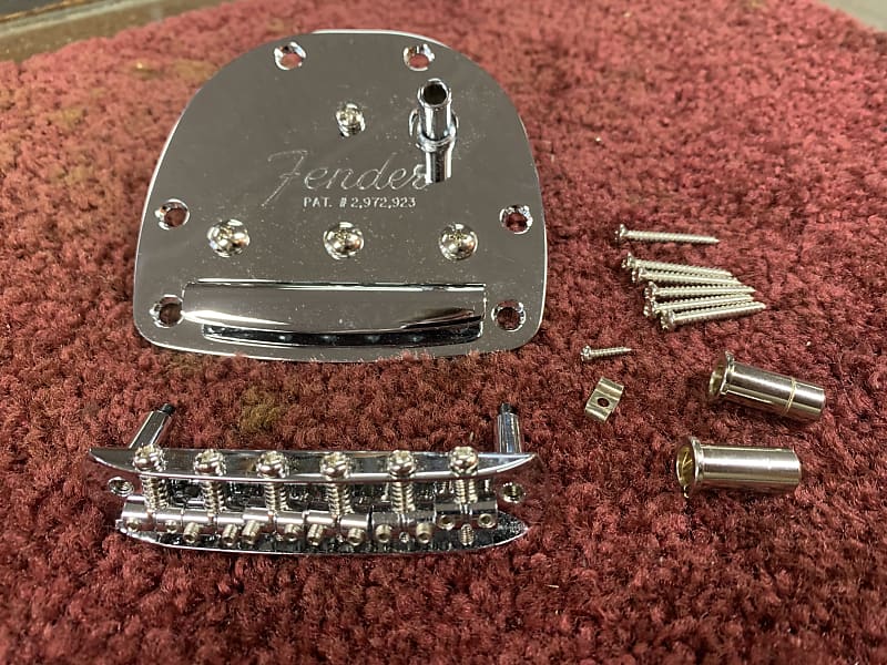 Fender Jaguar Bridge, Tremolo, string tree | Reverb