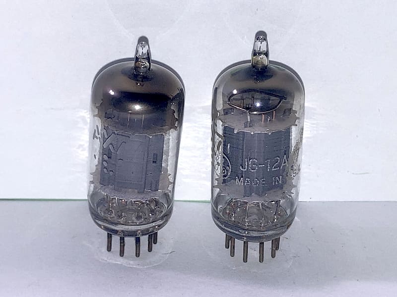 1955 GE 12AX7 ECC83 Guitar Amp Tubes - Platinum Pair, NOS | Reverb UK