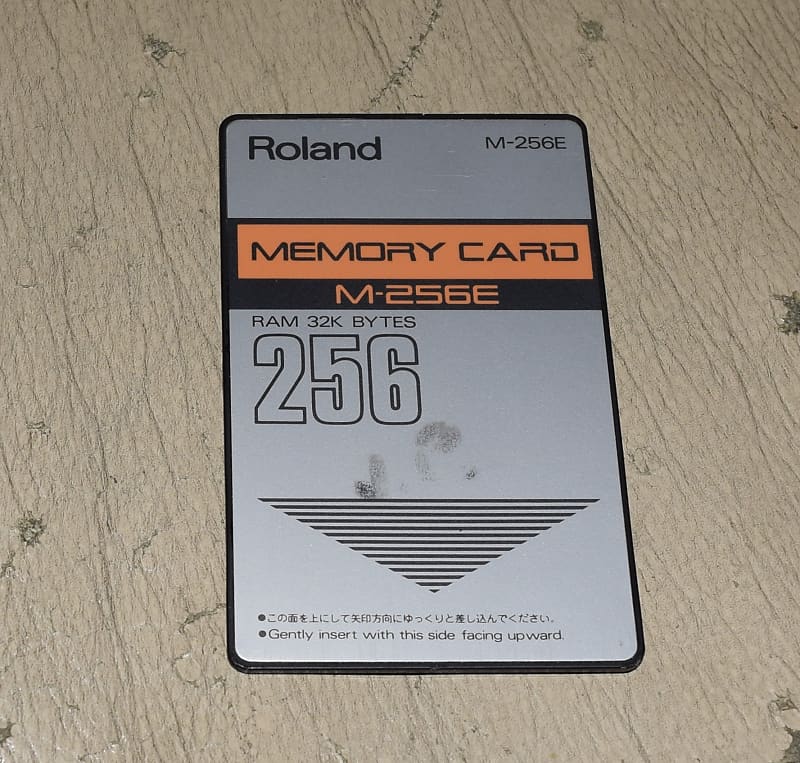 Roland M-256E Memory Card RAM 32K | Reverb UK