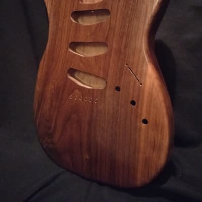Custom Walnut Strat Stratocaster body | Reverb