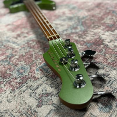 Ashdown The Saint Soap Bass Guitar in Green w/ Roasted Maple | Reverb