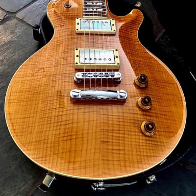 Hamer USA Monaco Elite Aztec Gold Flame Top Guitar w/COA and | Reverb