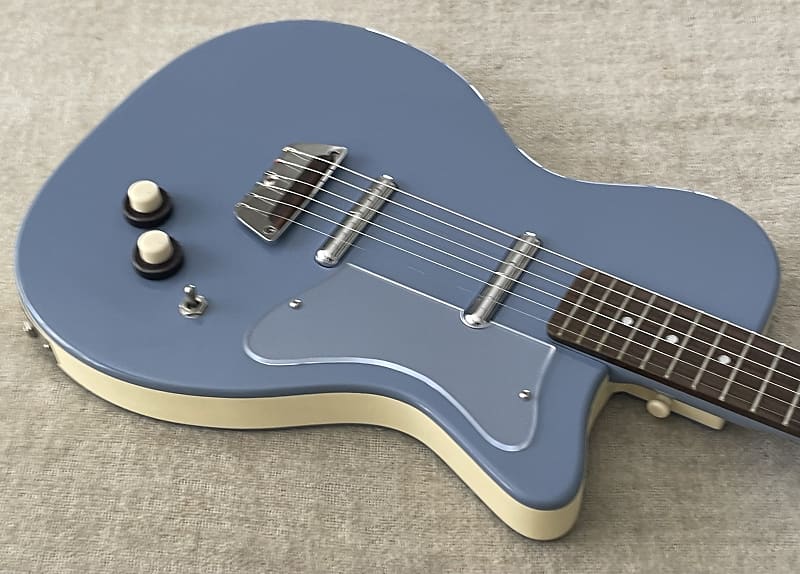 1998 Danelectro U2 Guitar 1st Reissue made in Korea Blue | Reverb