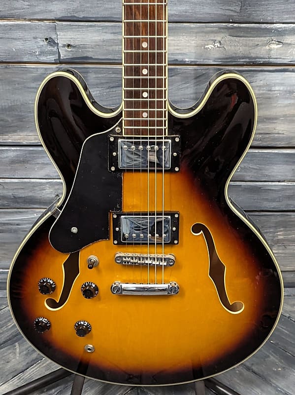 Used Jay Turser Left-Handed Semi-Hollow 335 Style Electric | Reverb