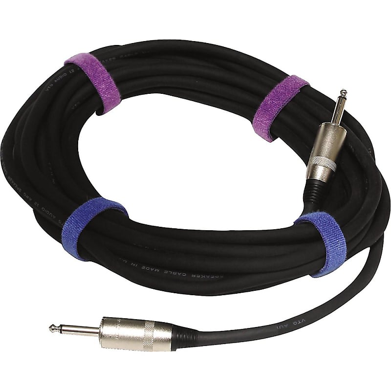 Live Wire Elite 12g Speaker Cable 1/4" to 50 ft. Black | Reverb