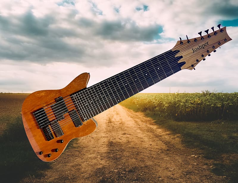 New Professional Joshper Brand double neck guitar bass combo | Reverb