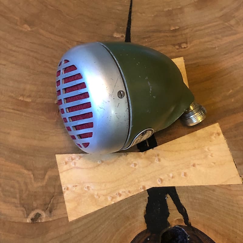 Vintage 1980's Shure 520D Green Bullet CM Controlled Magnetic | Reverb