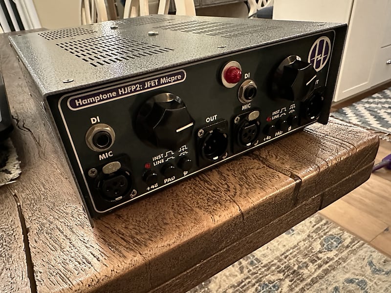 Hamptone HJFP2 JFET Dual Channel Mic Preamp | Reverb