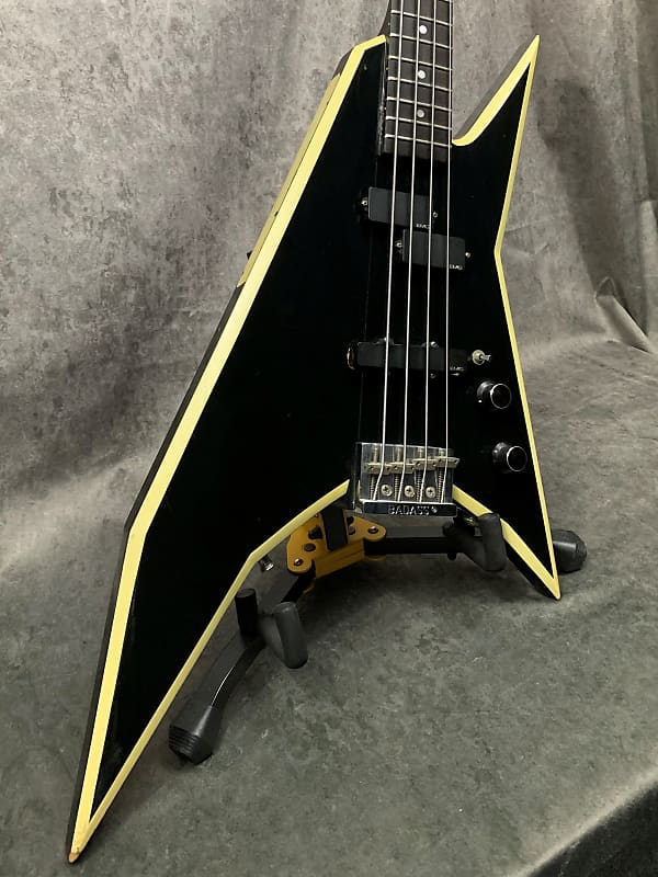 Dean Blackie Lawless Bass with pickup modification 1984 | Reverb