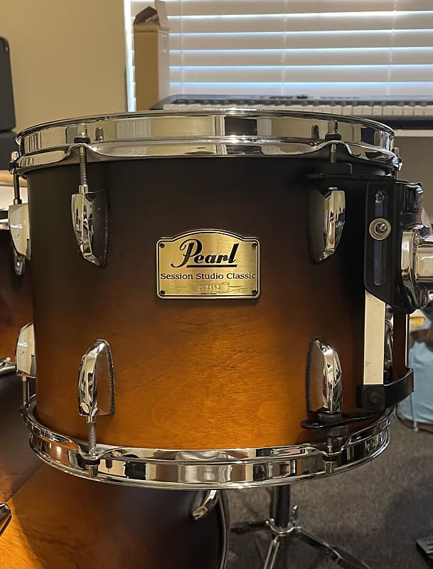 Pearl Session Studio Classic 2016 - Black/Orange Satin Fade | Reverb