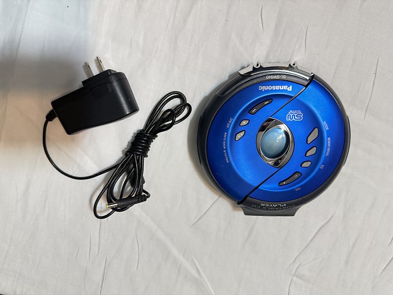 Panasonic SL-SW940 Blue Portable CD Player Discman Shockwave | Reverb