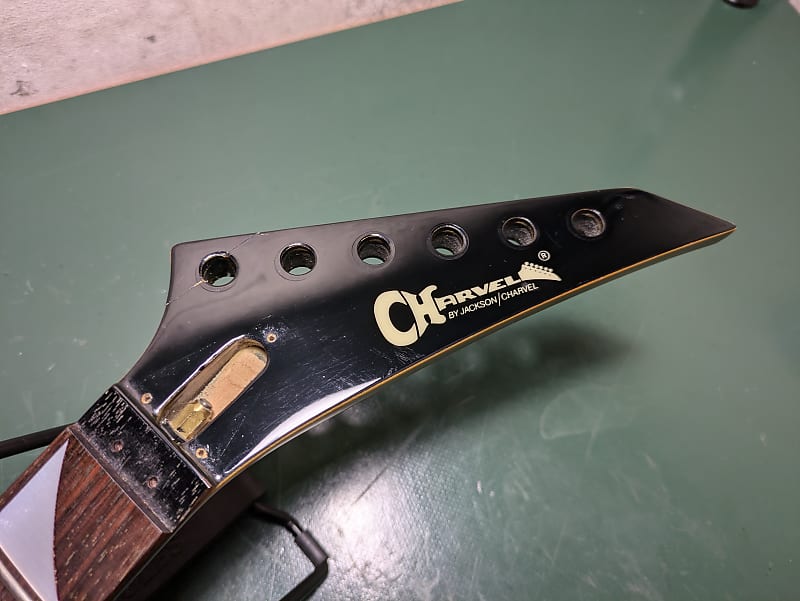 Charvel by Jackson Shark Inlay Neck 80-90s | Reverb