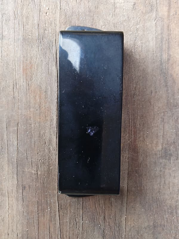 Unknown Black Pickup Cover/Shield Bass Guitar - Gloss Black | Reverb