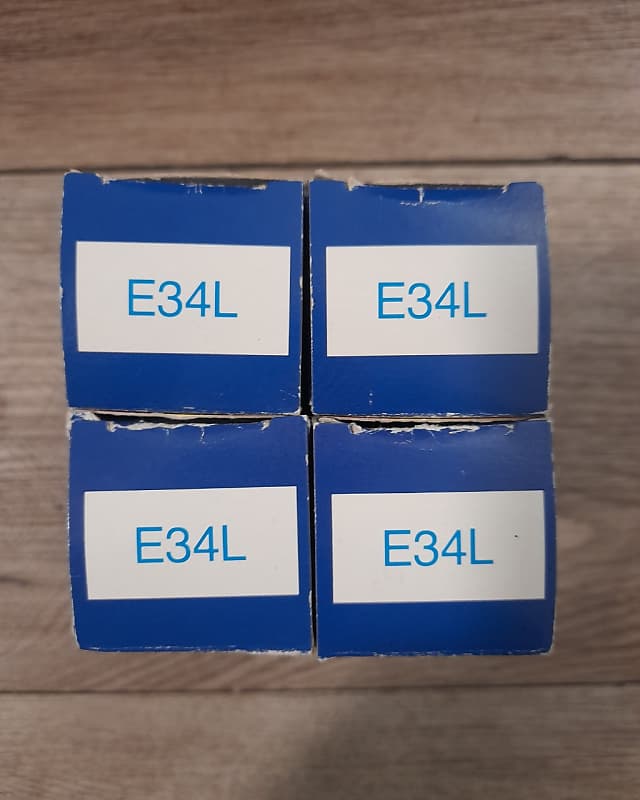 JJ EL34L Premiun Apex Matched Quad (4tubes) | Reverb
