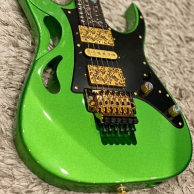 Ibanez Steve Vai Signature PIA Guitar in Envy Green | Reverb