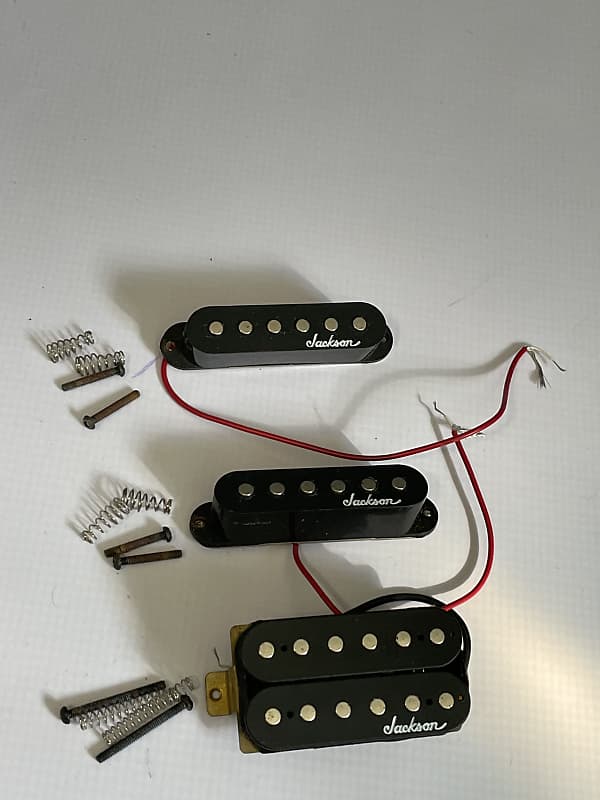 1990's Era Jackson Logo Performer Series Black HSS Humbucker | Reverb