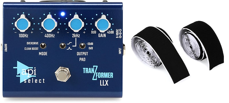 API TranZformer LLX Bass EQ/Boost Pedal with Overdrive Bundle | Reverb