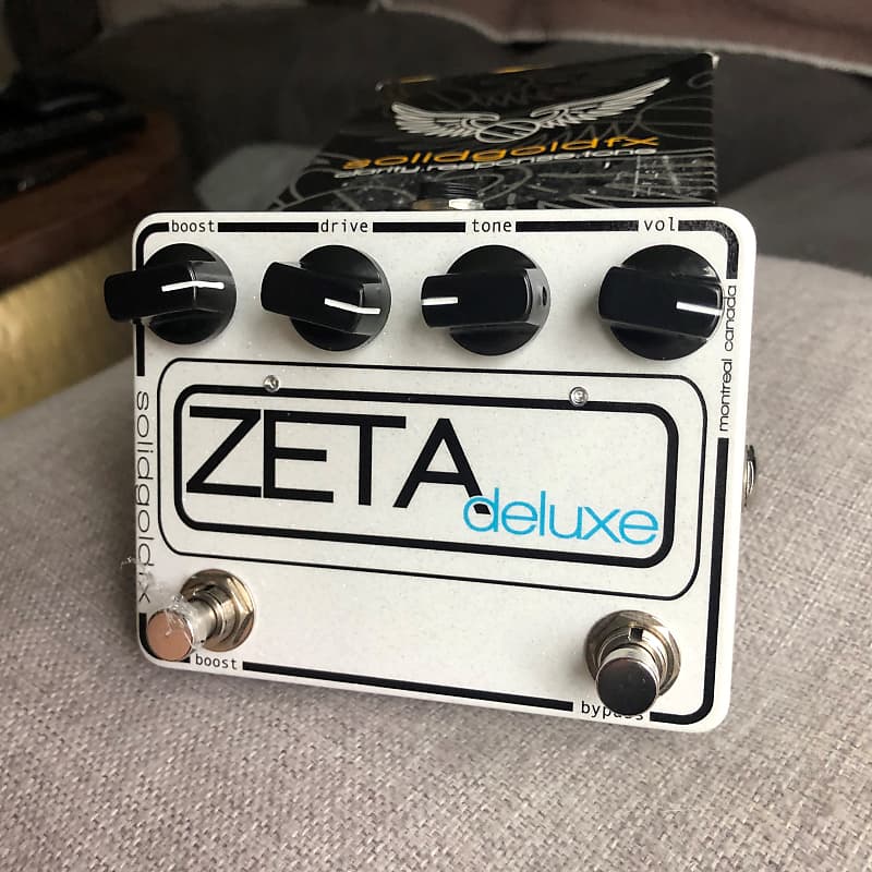 SolidGoldFX Zeta Deluxe | MK-I | JFET Overdrive-Distortion + | Reverb
