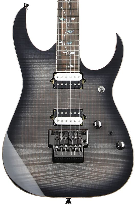 Ibanez J Custom RG8520 Electric Guitar - Black Rutile | Reverb