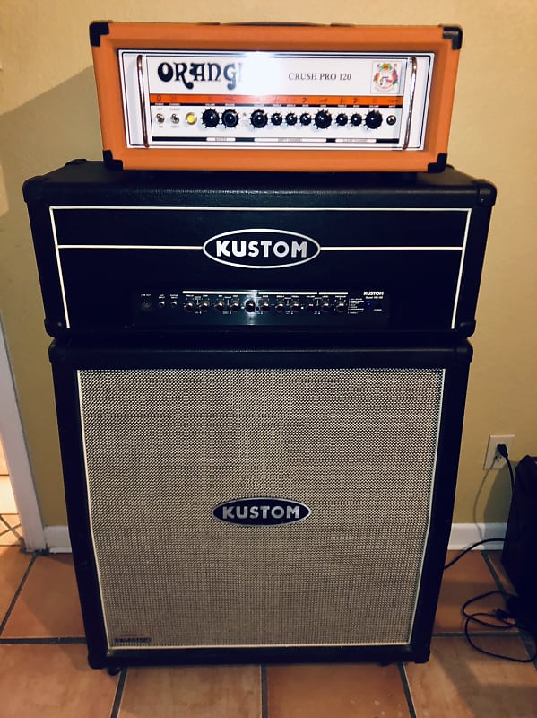 Kustom Quad 100 HD Black half stack | Reverb