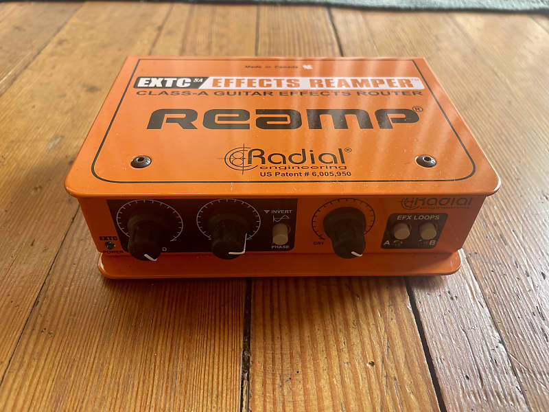Radial EXTC-SA 1 Effects Reamping Device 2021 - Orange | Reverb
