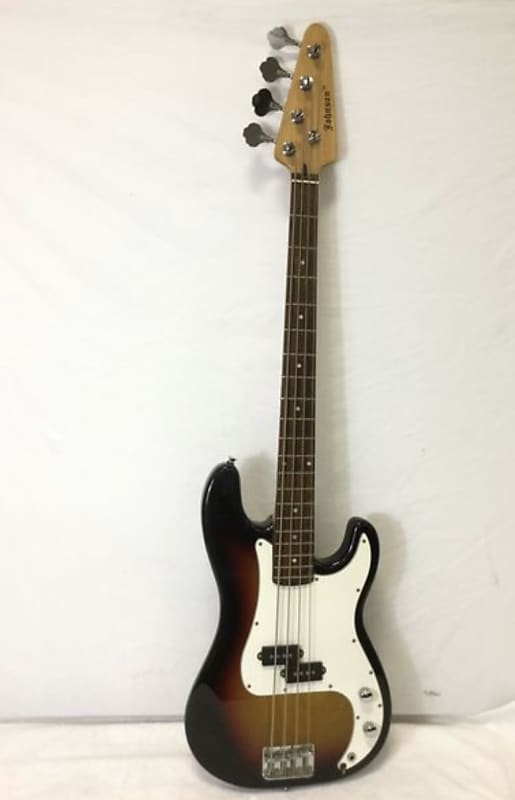 Johnson Bass Guitar with Soft Case (Sunburst) | Reverb