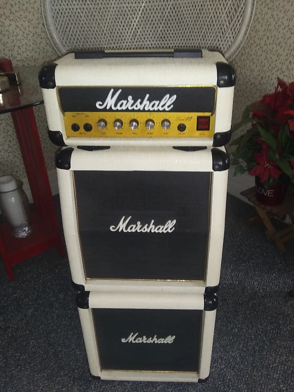 Marshall Lead 12 Mini Stack 1980s Rare White | Reverb
