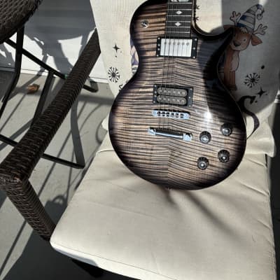 Kiesel CS6 2023 - Blackburst denim special inlays | Reverb