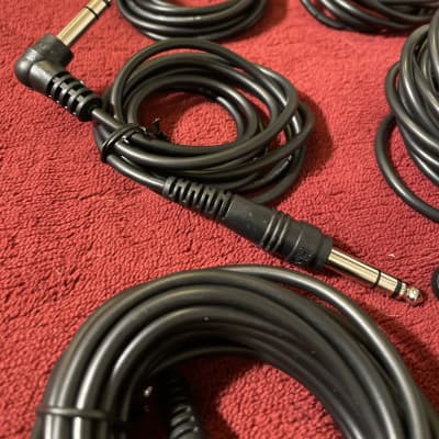 QTY-9 Drum Cables - Hosa, Roland, Misc. TRS and TS Cables | Reverb