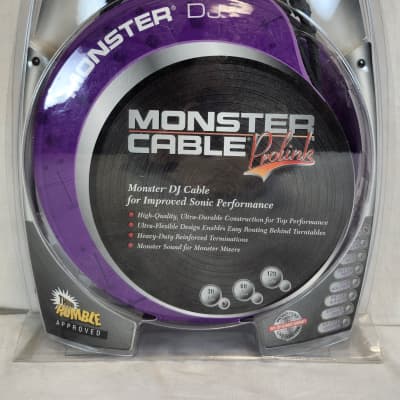 Monster Prolink DJ RCA Stereo Cable M DJ-R-1M, RCA To RCA, 3 | Reverb