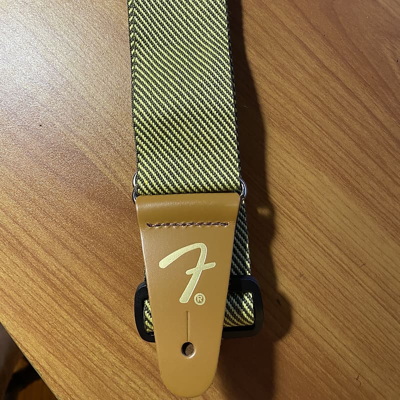 Fender Vintage Tweed Guitar Strap "Genuine Fender" | Reverb