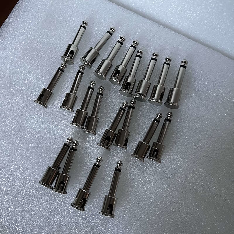 George L's Right Angle / .155 Solderless Plugs / 10 pair with | Reverb