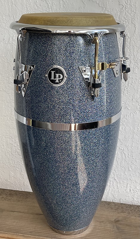 LP Galaxy Blue Ice Sparkle 11” Quinto Conga LP808ZBC | Reverb