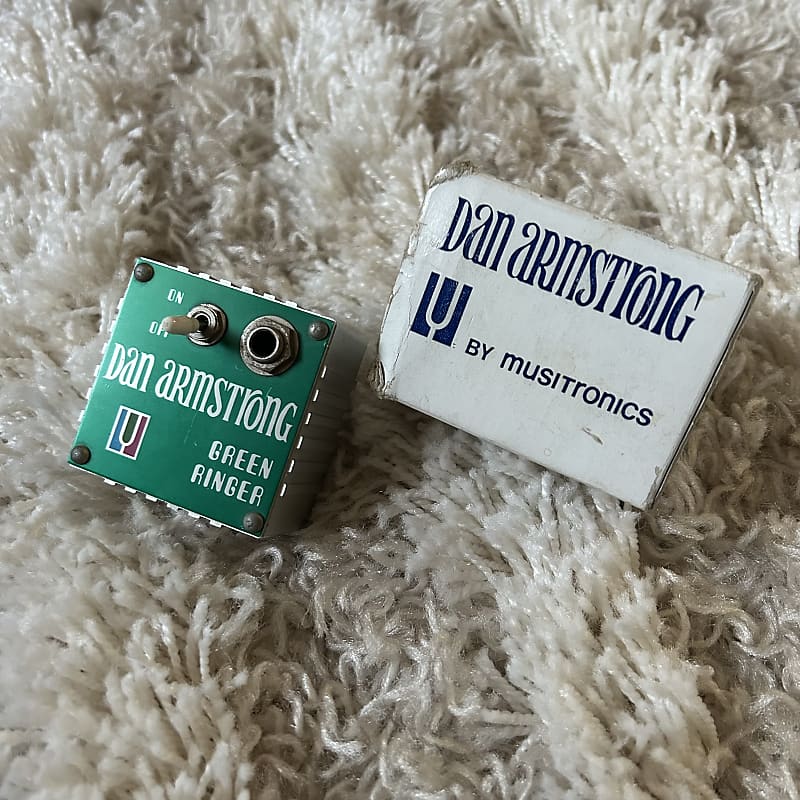1970s Dan Armstrong Musitronics Green Ringer w/ Original Box | Reverb