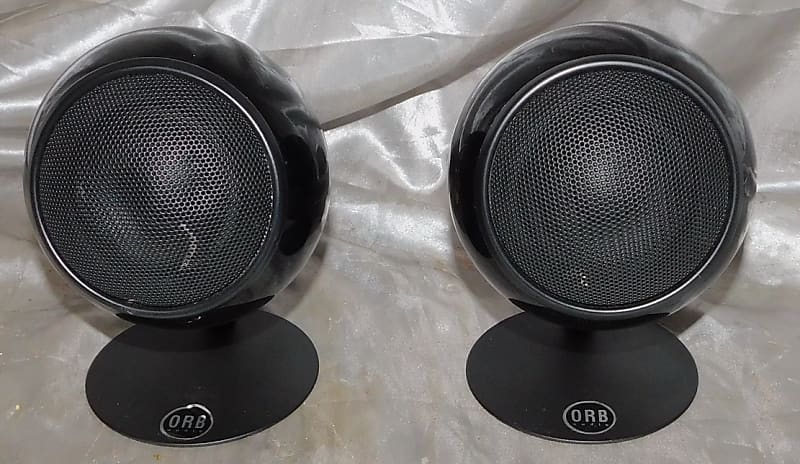 ORB Mod 1 ? satellite speakers pair in black | Reverb