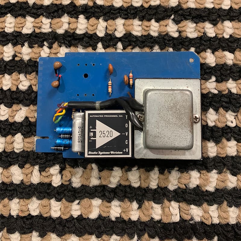 API 312 vintage original 2520 Mic preamp card (missing input | Reverb