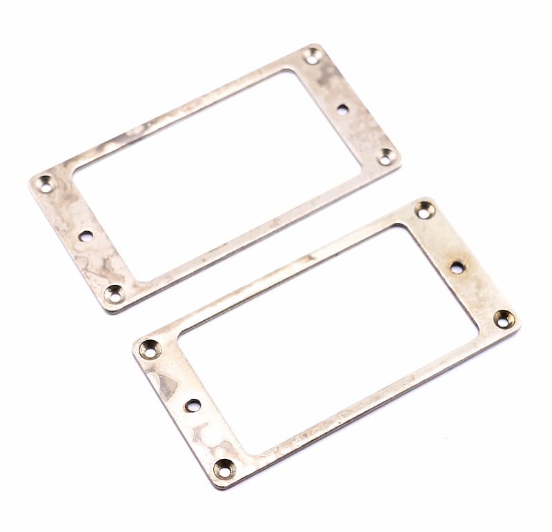 AGP ™ - Aged Chrome Flat Bottom Metal Humbucker Ring Set | Reverb UK
