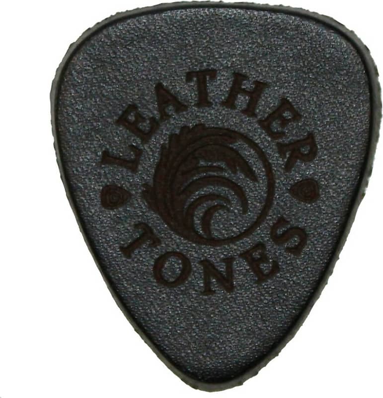 Leather Tones black individual pick | Reverb