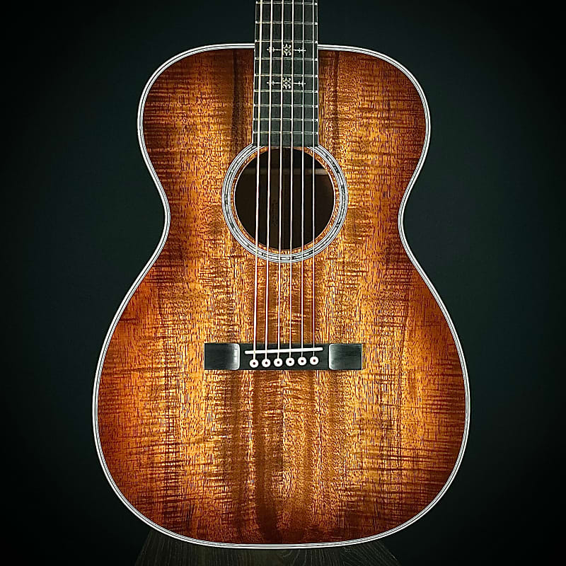 Martin Custom Shop Double 00 - Koa w/ Torch Inlay | Reverb