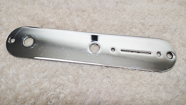Fender Telecaster Control Plate Chrome | Reverb