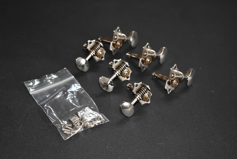 Waverly Butterbean Nickel Open Back Tuning Machines | Reverb