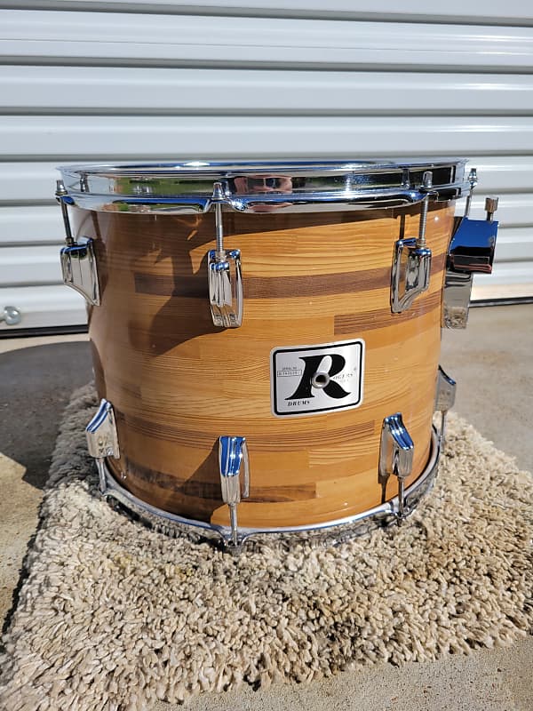 Vintage 1977 Rogers Big R 12x15 Rack Tom Drum - Block | Reverb